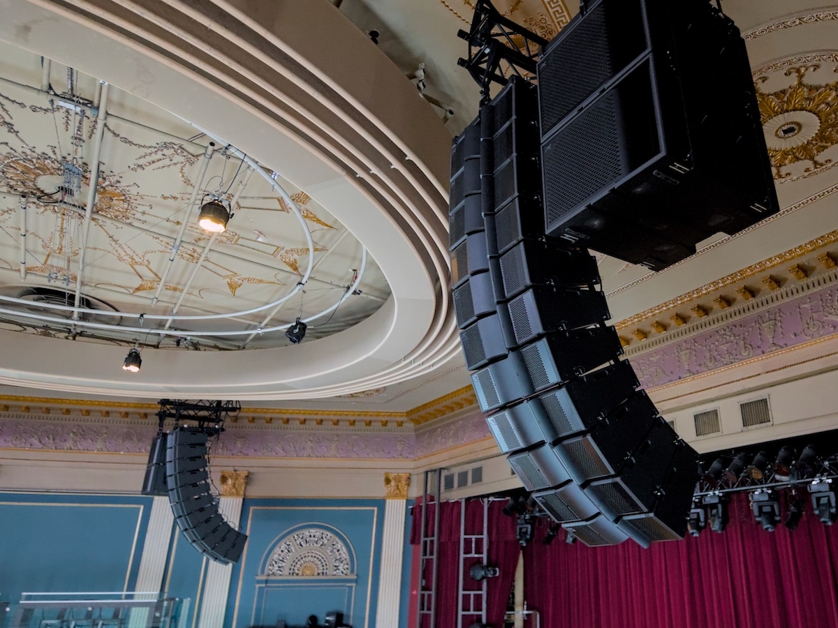 PK Sound Mechanically Optimizes Acoustic Coverage for Historic Palace Theatre